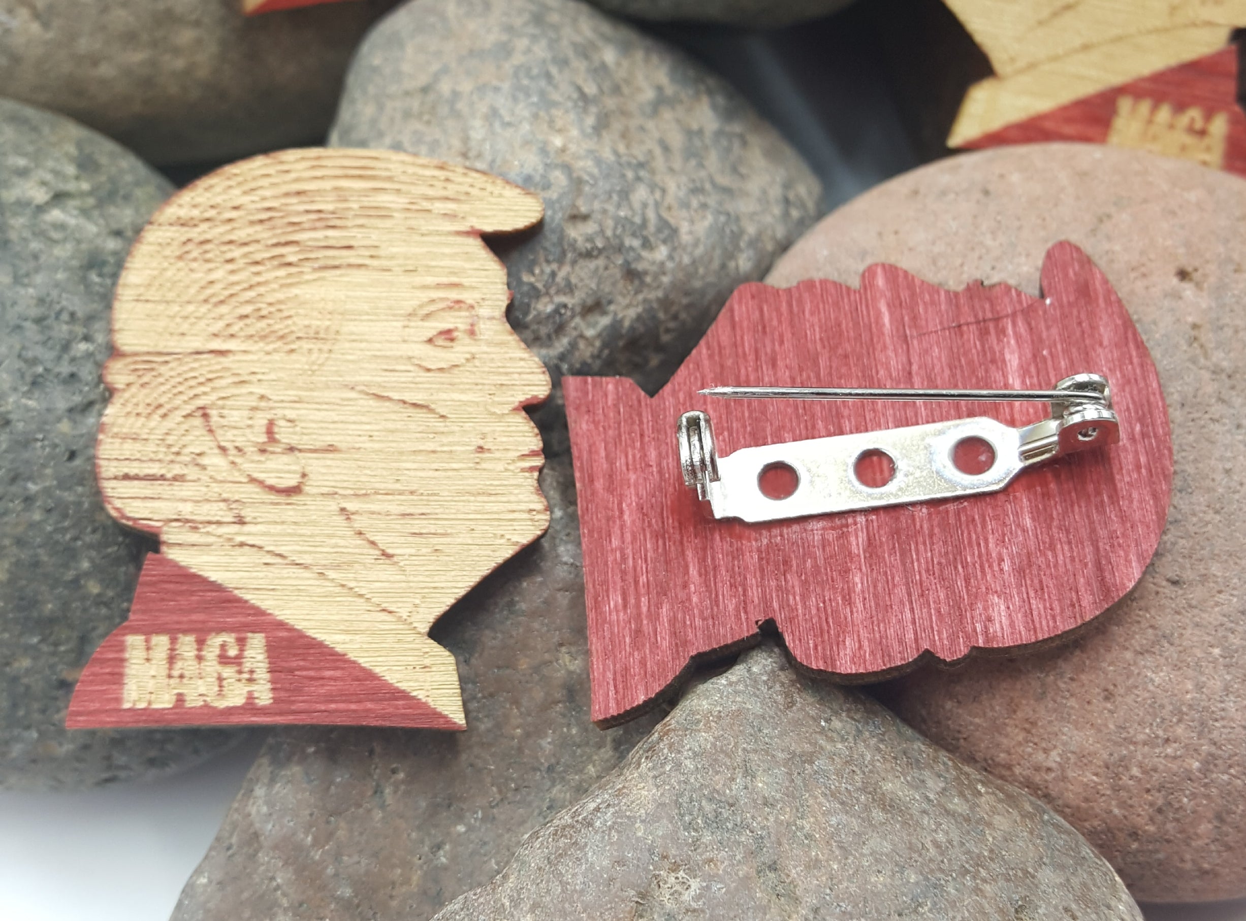 Donald Trump MAGA Lapel Pin-USA – Kustom Wood Creations